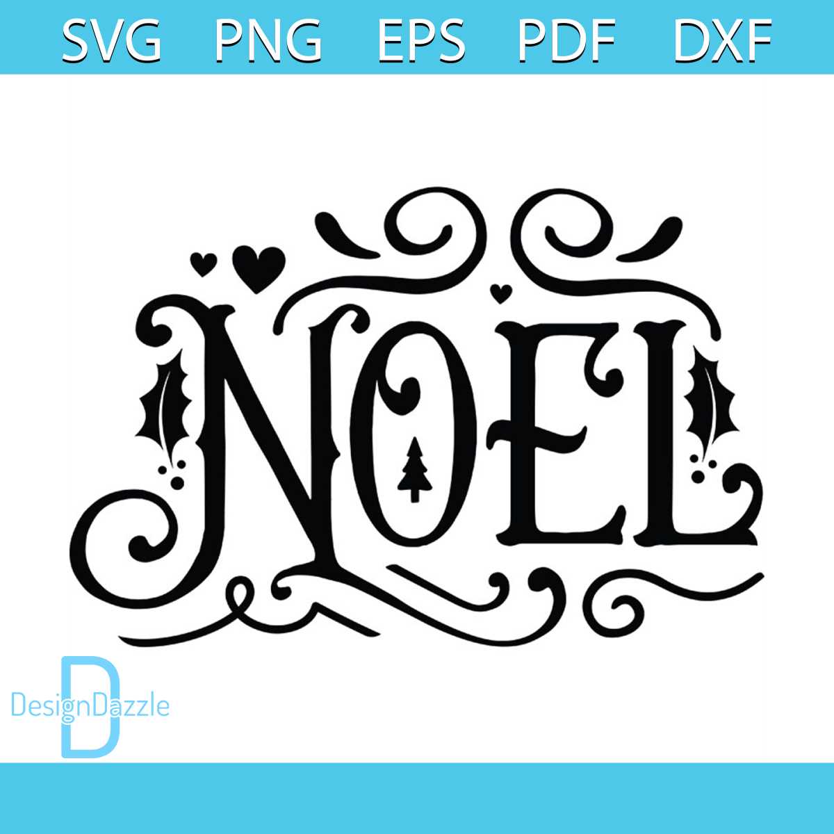 Noel Christmas Svg, Christmas Svg, Noel Svg, Laurel Wreath S | Inspire ...