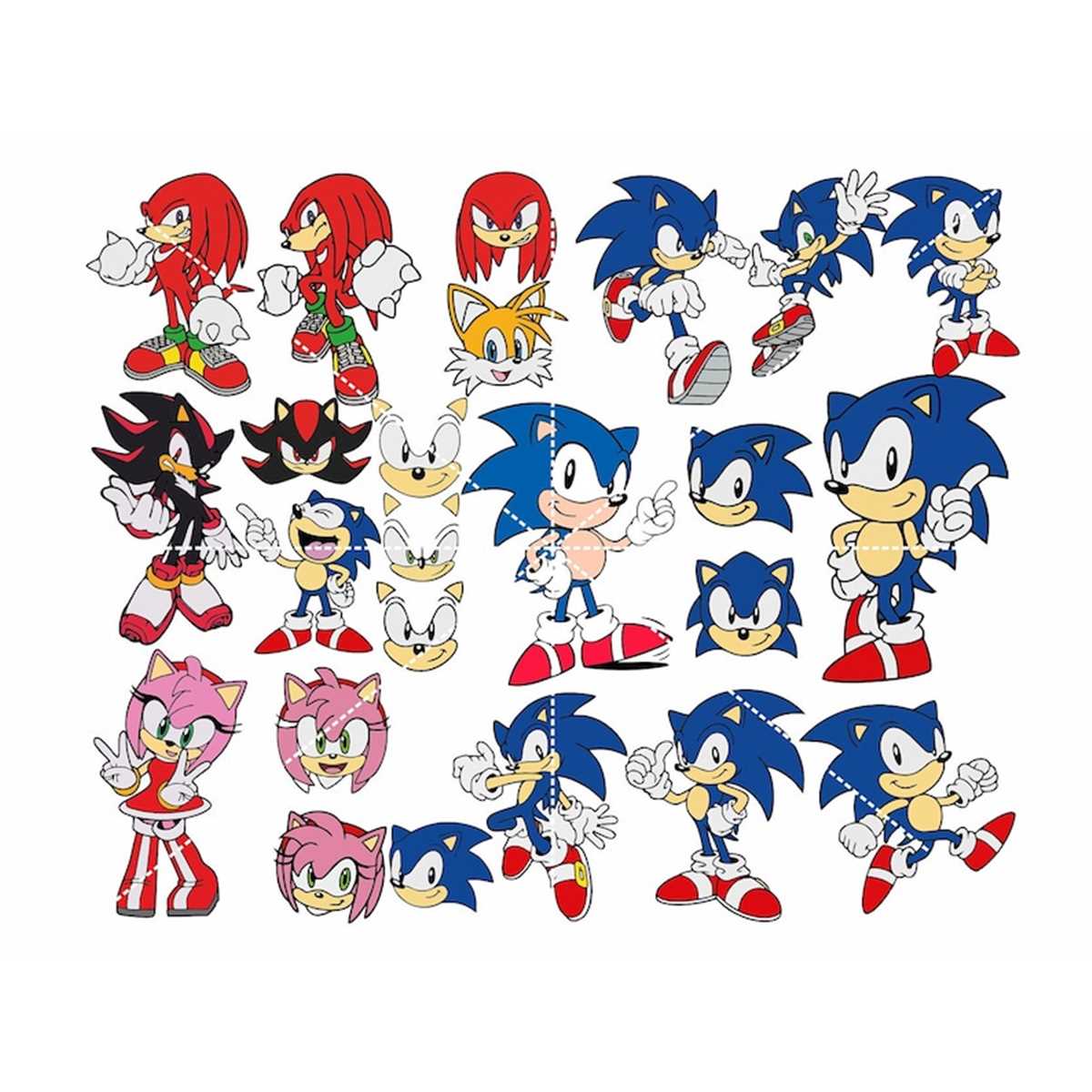The Hedgehog Svg, Sonic Svg, Sonic Head Svg, Face Svg, Chara | Inspire ...