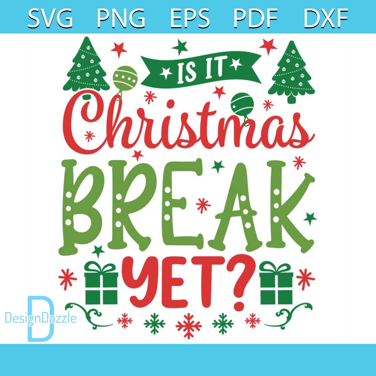 Christmas Break Svg | Inspire Uplift
