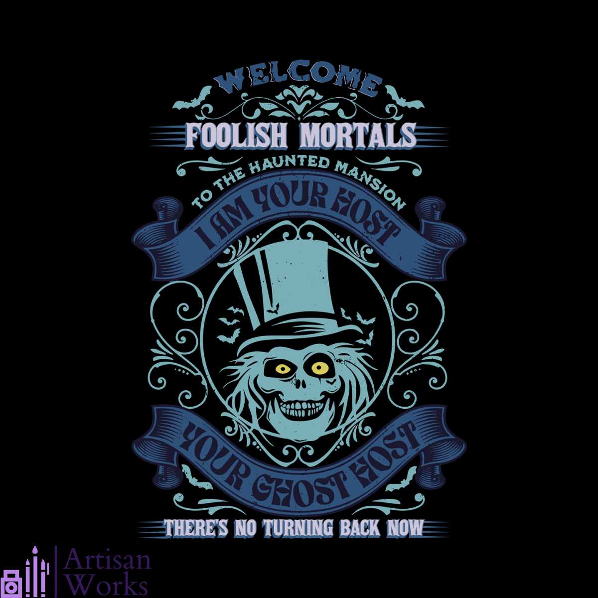 Haunted Mansion Welcome Foolish Mortals SVG File For Cricut | Inspire ...