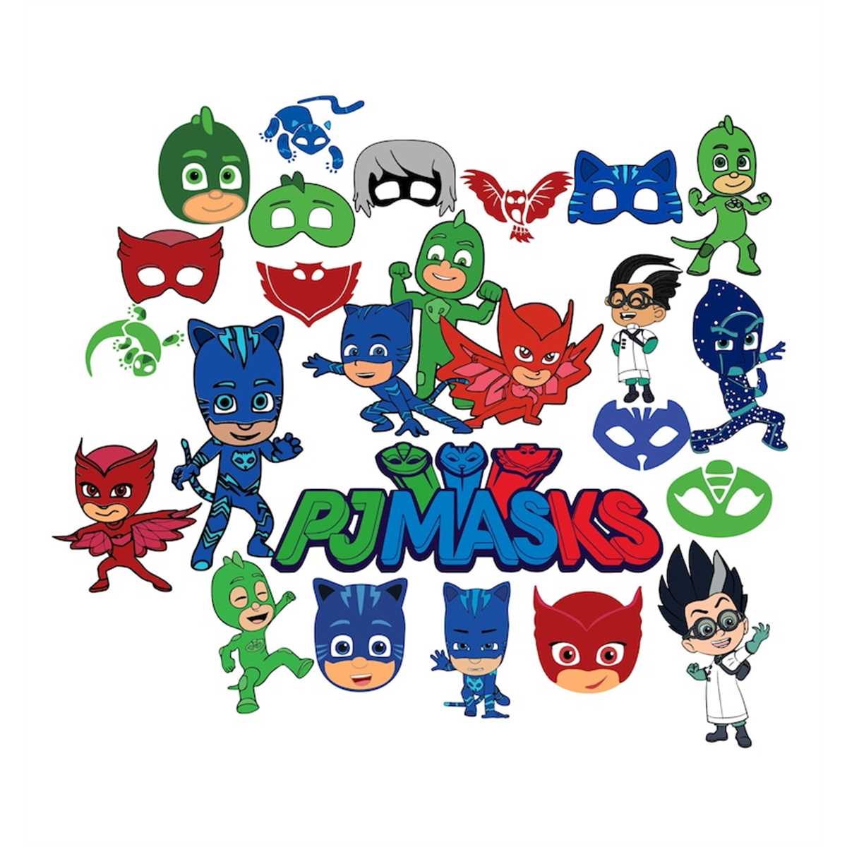 PJ Masks svg, pj masks svg file, pj masks svg cricut, pj mas - Inspire ...