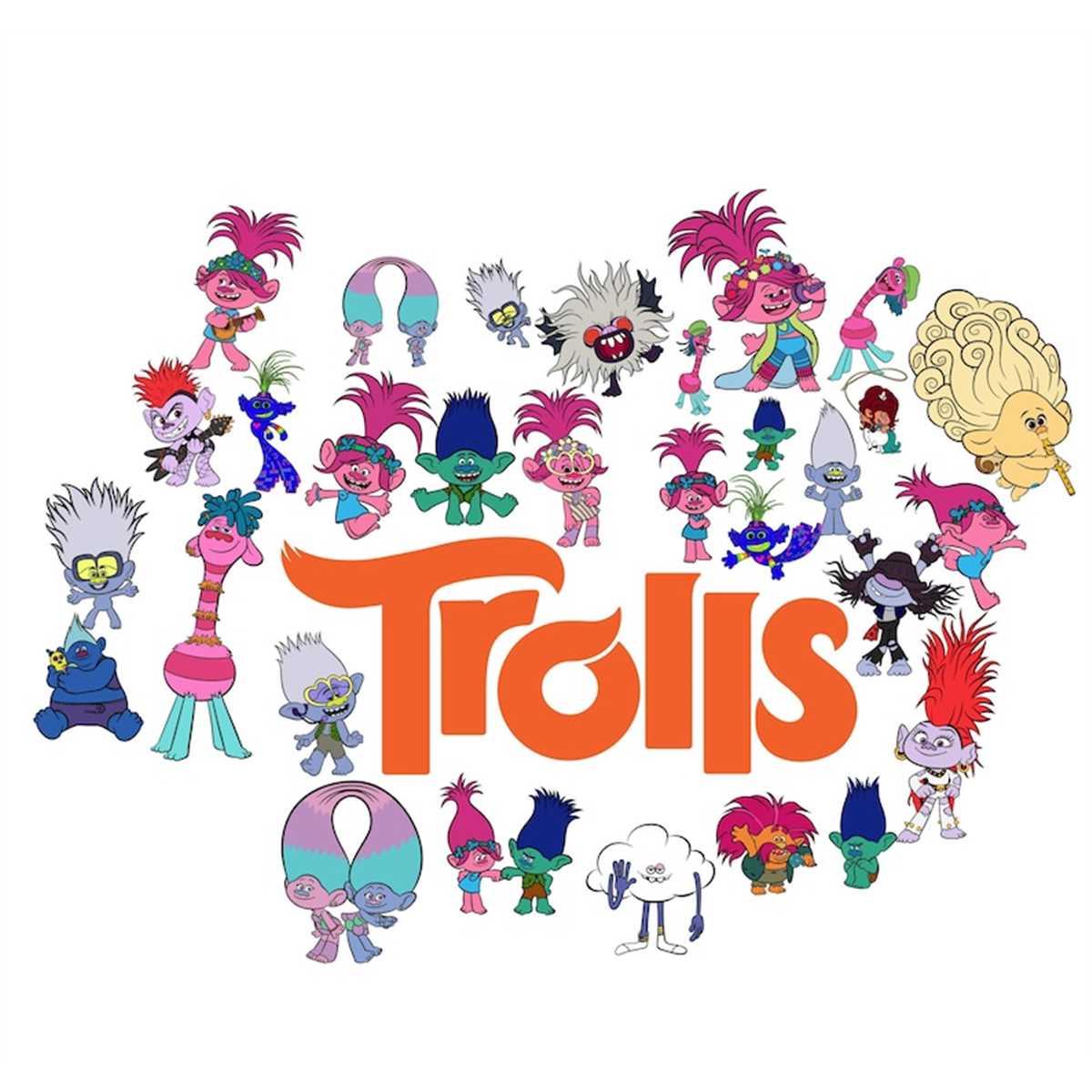 Trolls svg, Trolls svg bundle, Poppy svg, poppy svg file, Po | Inspire ...