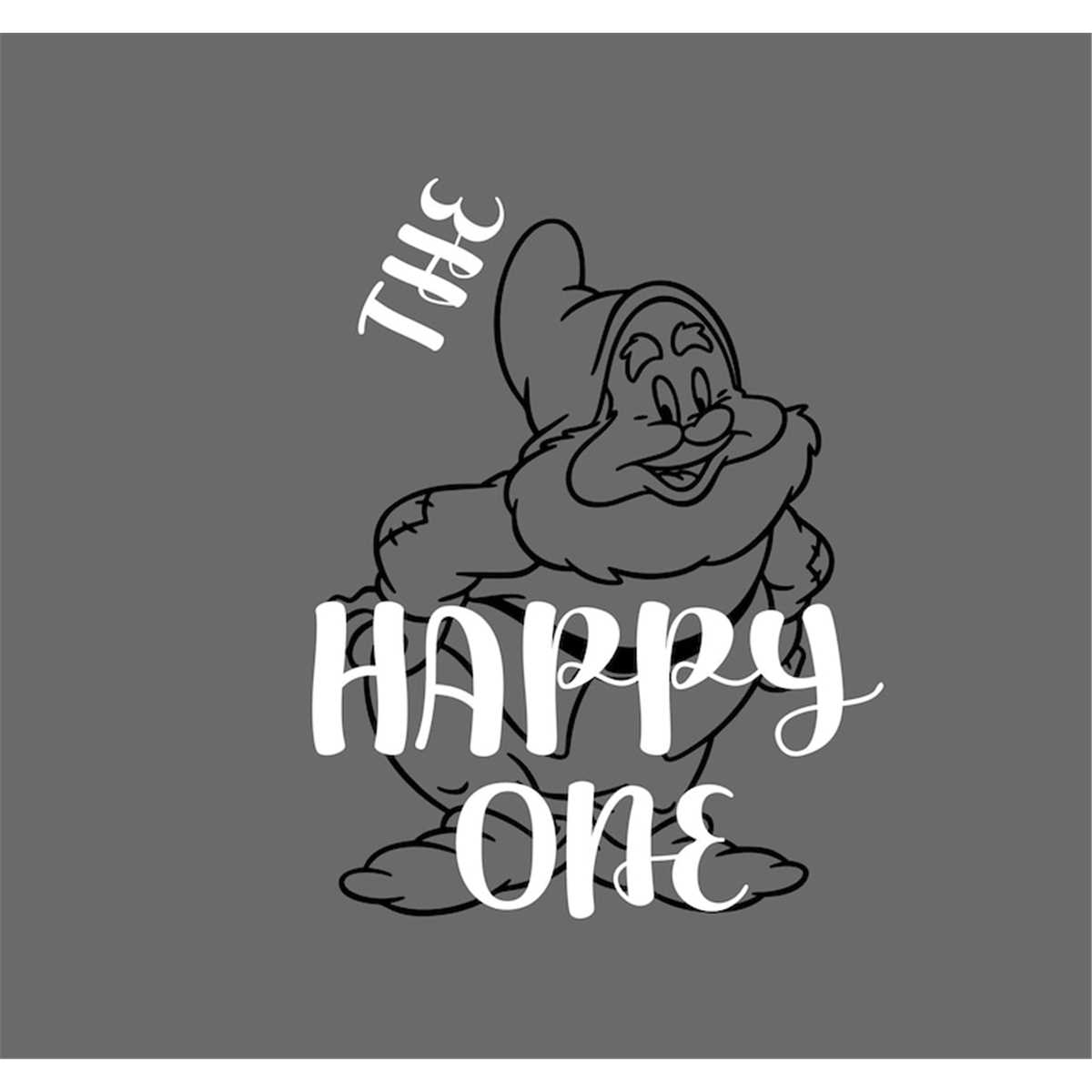 The Happy one svg, Happy dwarf svg, Snow white and the 7 dwa | Inspire ...