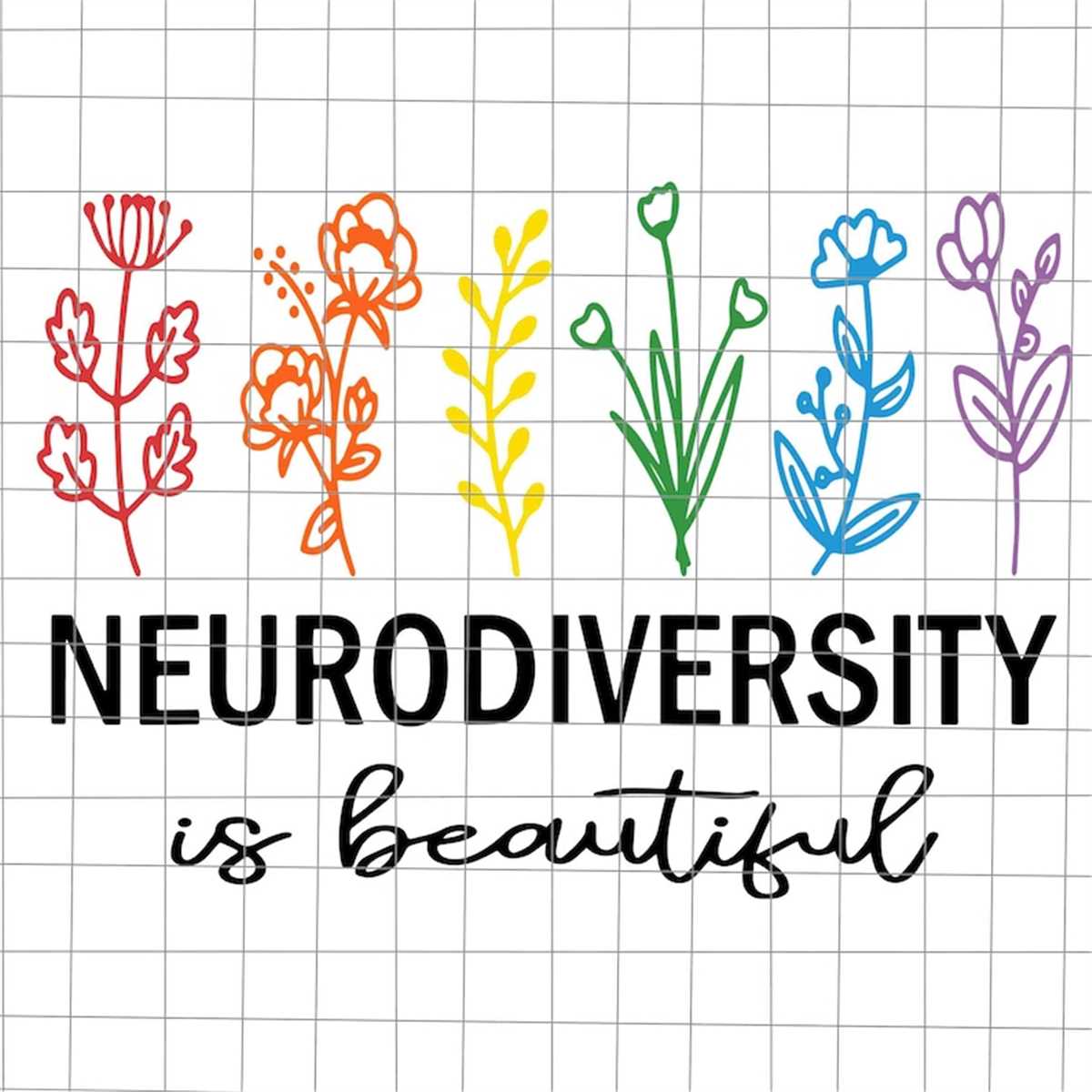Neurodiversity Is Beautiful Svg, Autism Awareness Acceptance | Inspire ...