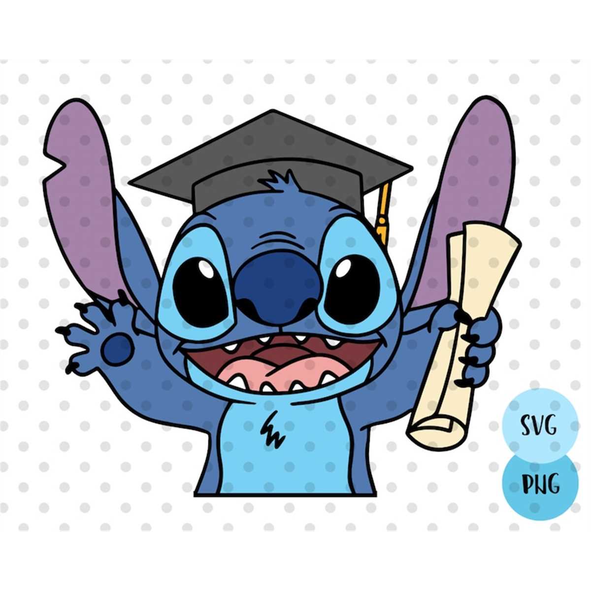 Stitch Graduation SVG, Graduate svg, class of 2023 svg, grad | Inspire ...