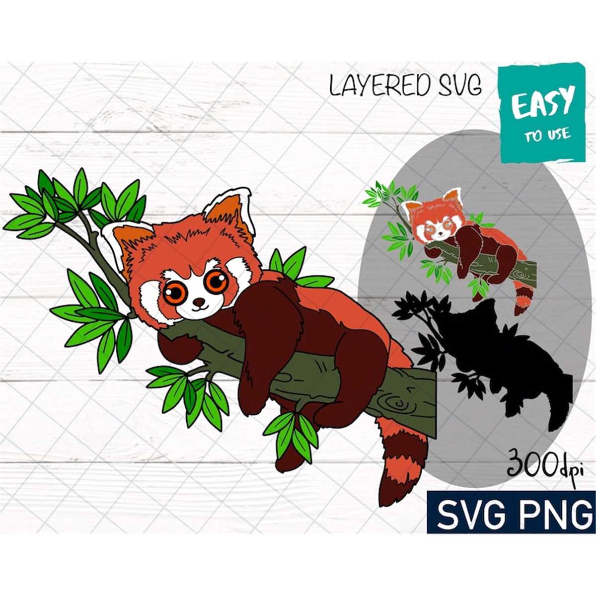 Red Panda SVG, Cricut svg, Clipart, Layered SVG, Animal svg, - Inspire ...