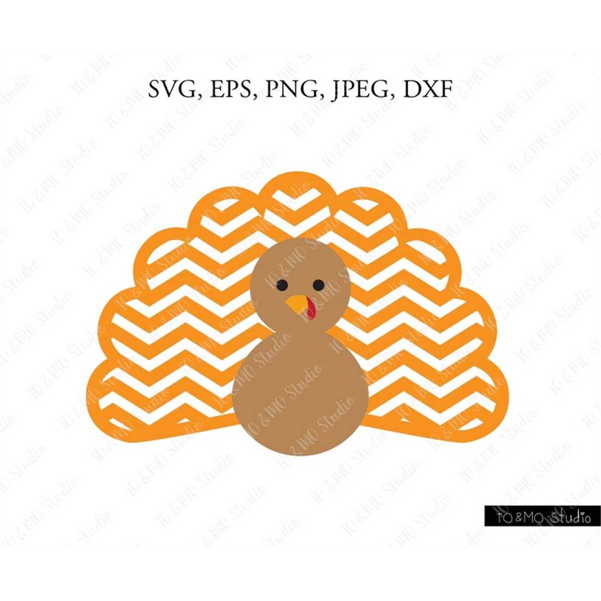 Turkey Chevron SVG, Thanksgiving Turkey Svg, Thanksgiving Cl | Inspire ...