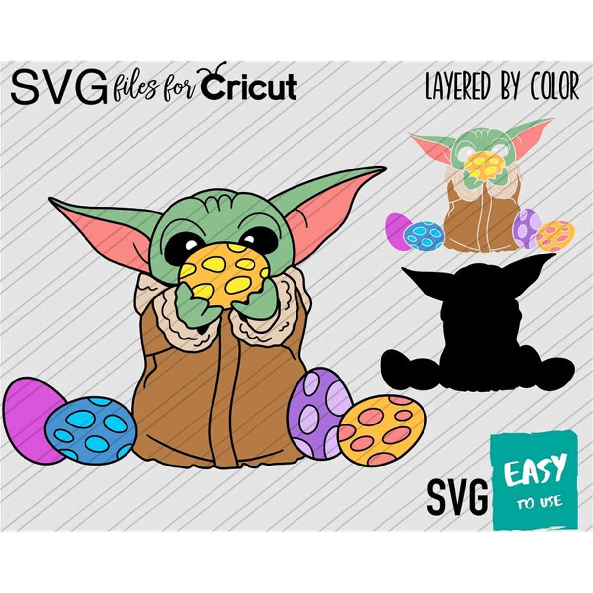 Happy Easter Alien SVG, Cricut svg, Clipart, Layered SVG, Fi | Inspire ...