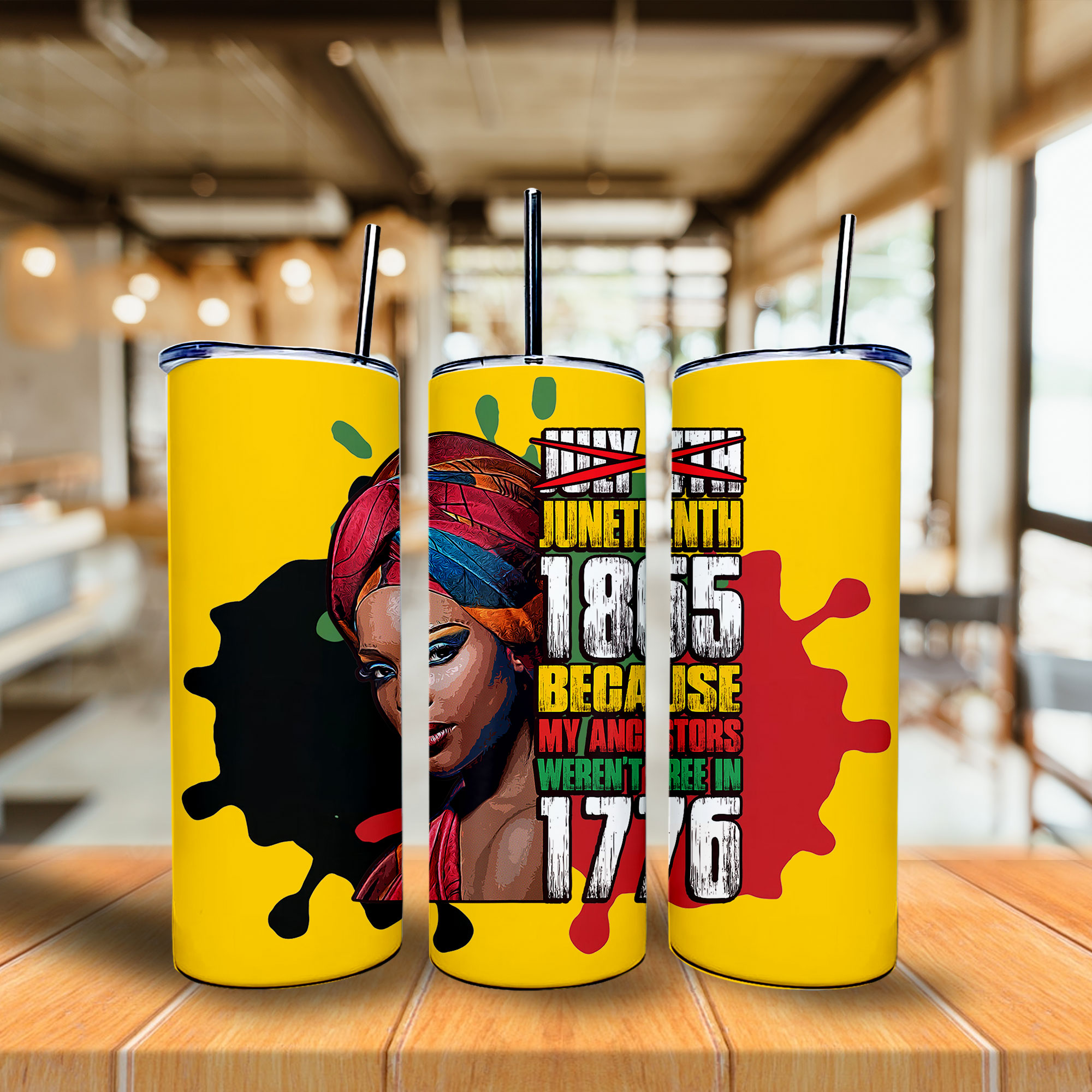 Juneteenth designs Tumbler Wrap 57 | Inspire Uplift
