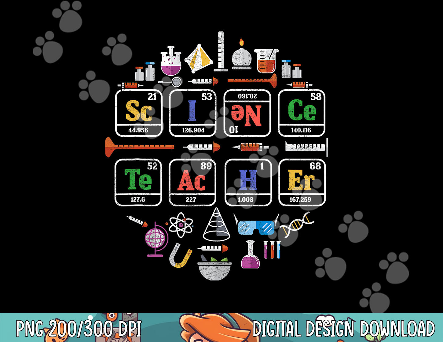 Science Teacher Periodic Table Chemistry Elements Xmas Gift | Inspire ...