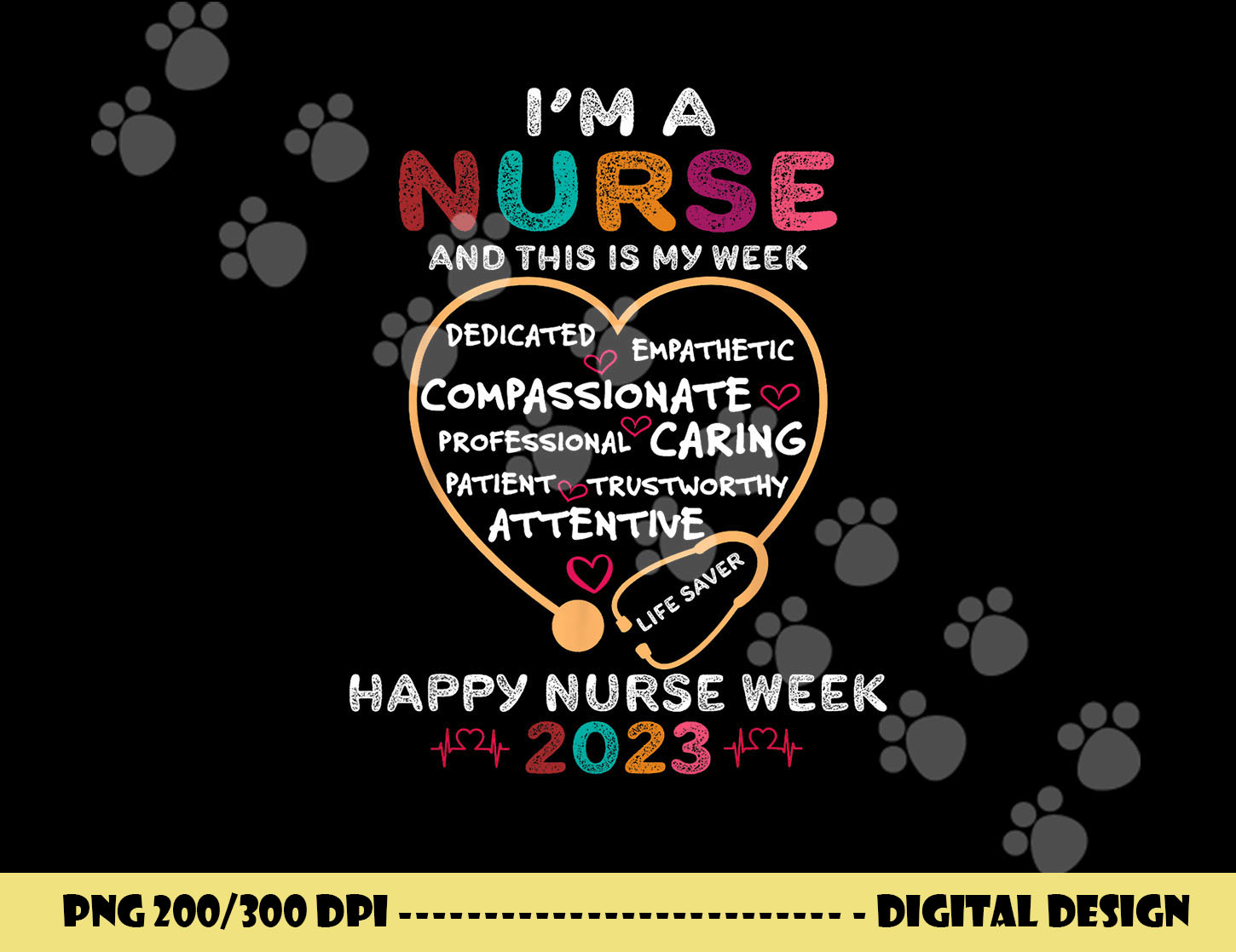 im a nurse and this is my week happy nurse week 2023 copy - Inspire Uplift