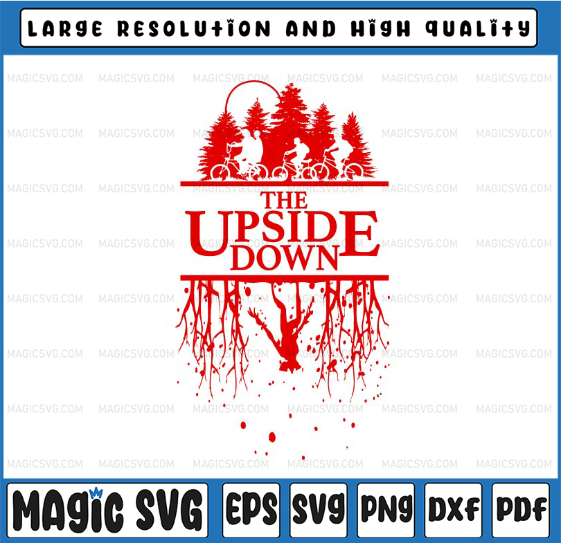 Stranger Things The Upside Down PNG, Halloween Gift, Happy H | Inspire ...