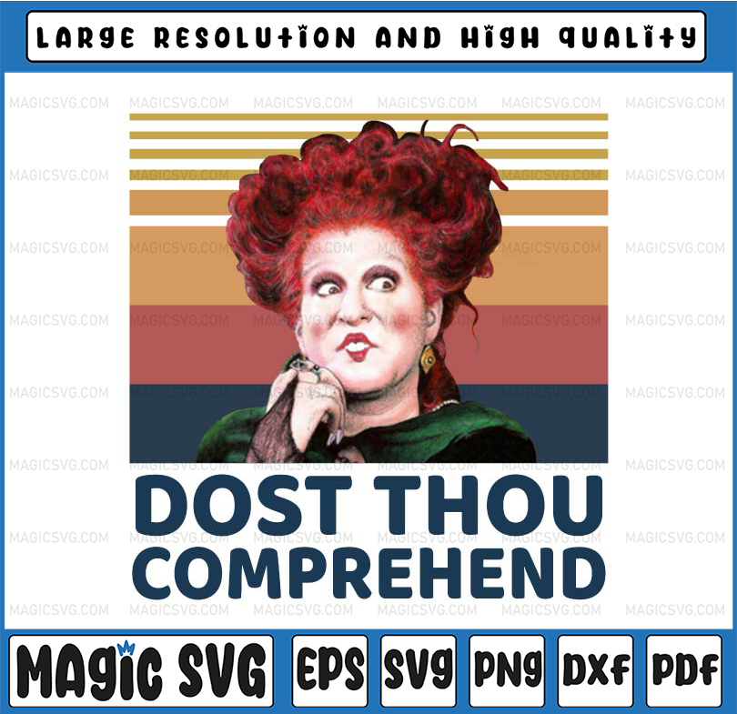 Dost Thou Comprehend PNG, Sanderson Sisters, Winifred Sander | Inspire ...
