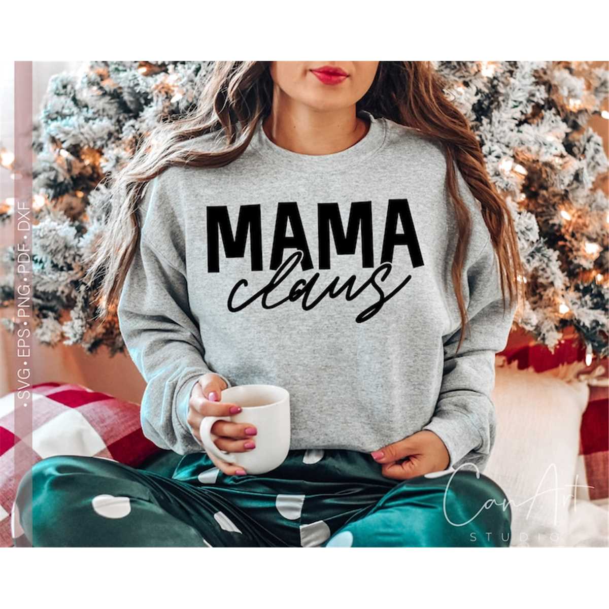 Mama Claus Svg Png, Christmas Svg, Winter Svg Shirt Design C | Inspire ...