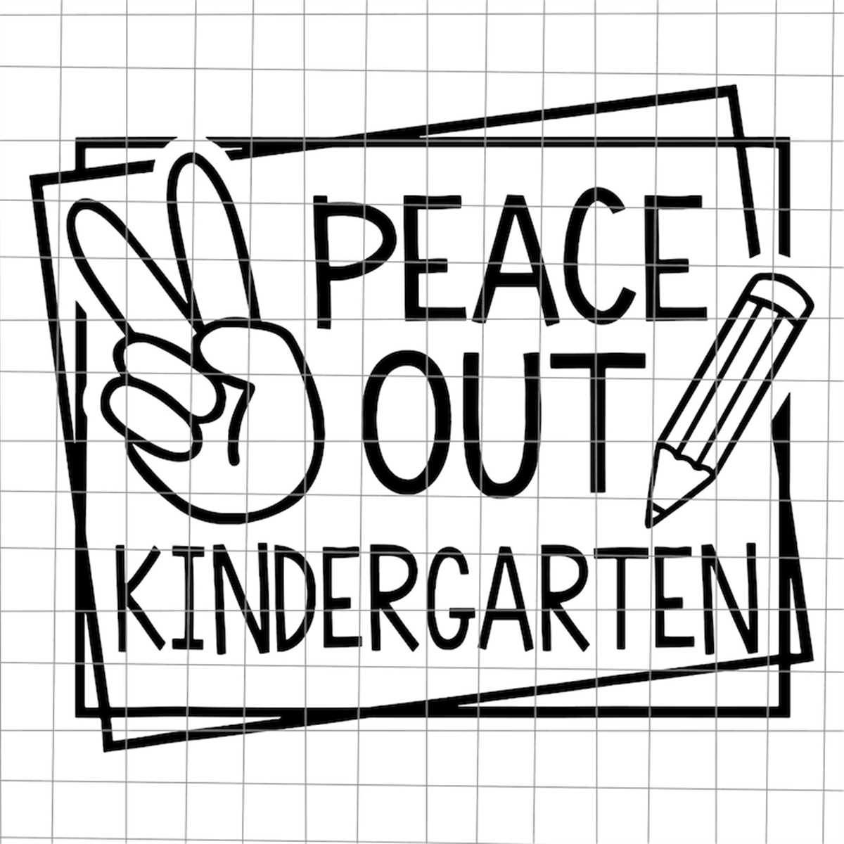 Peace Out Kindergarten Svg, Summer Break Svg, Last Day Of Sc - Inspire ...