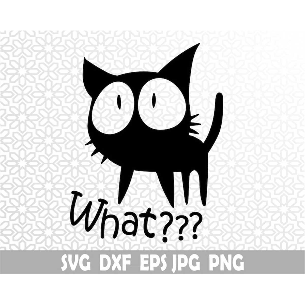 Funny cat Svg, Dxf, Jpg, Png, Eps, Cricut, Clipart, Layered, - Inspire ...