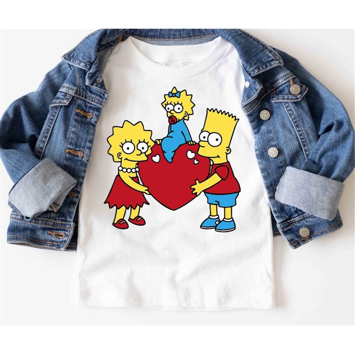 Simpsons SVG, heart svg, cartoon svg, Cricut, Clipart, Layer | Inspire ...