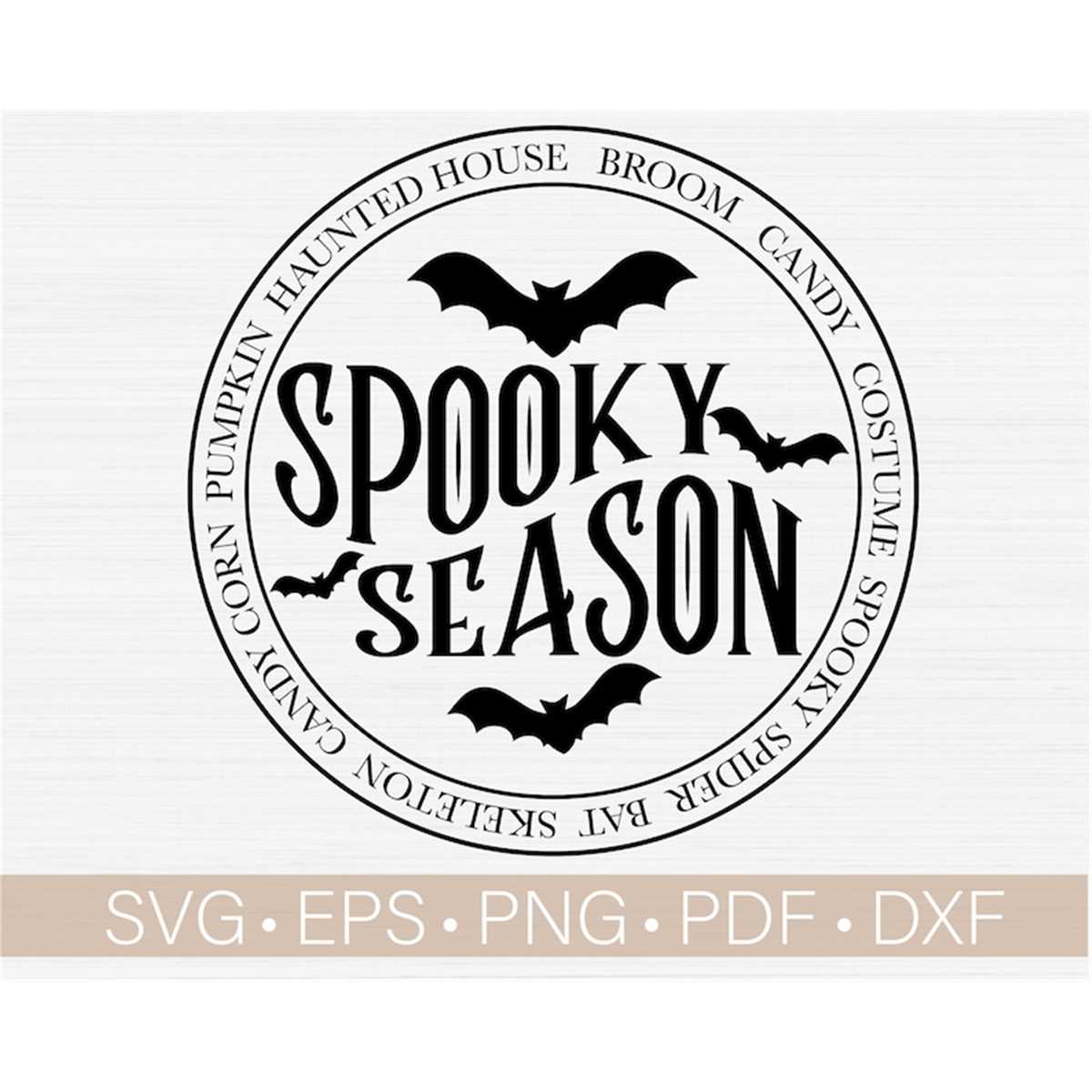 Spooky Season Svg, Halloween Svg, Halloween Sign Svg, Hallow | Inspire ...