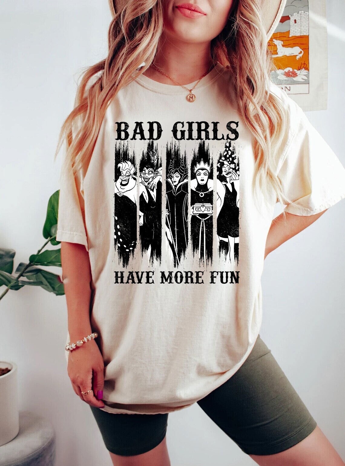 Bad Girls Have More Fun Shirt, Retro Disney Villains shirt, | Inspire ...