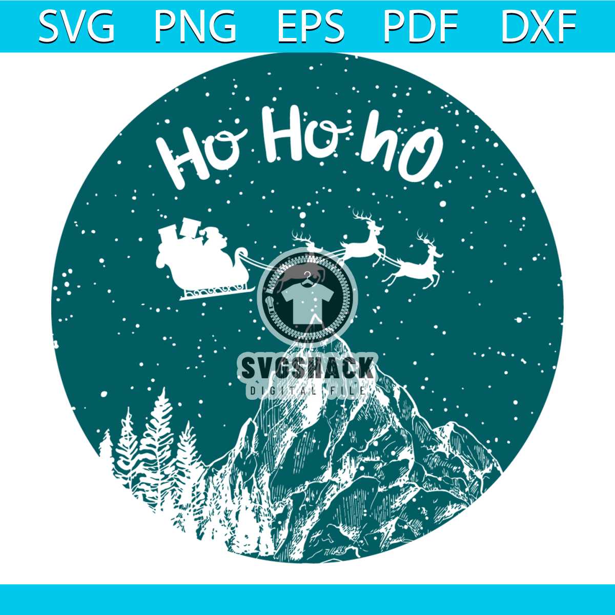 Ho Ho Ho Santa Giving Gift, Christmas Svg, Ho Ho Ho Svg, Sle | Inspire ...