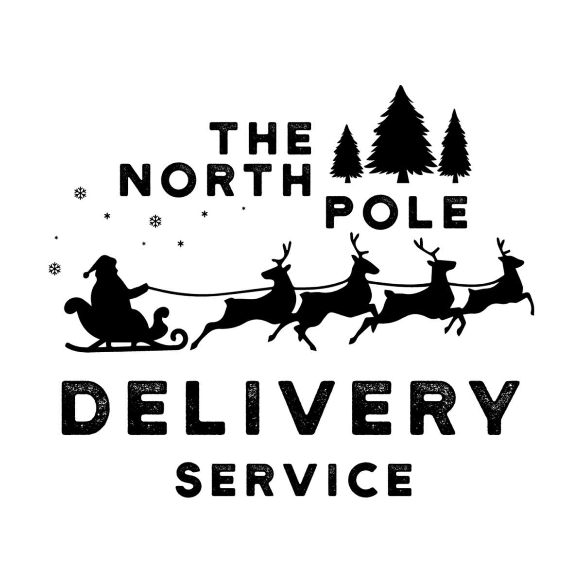 The North Pole Delivery Service Svg, Christmas Svg, The Nort | Inspire ...