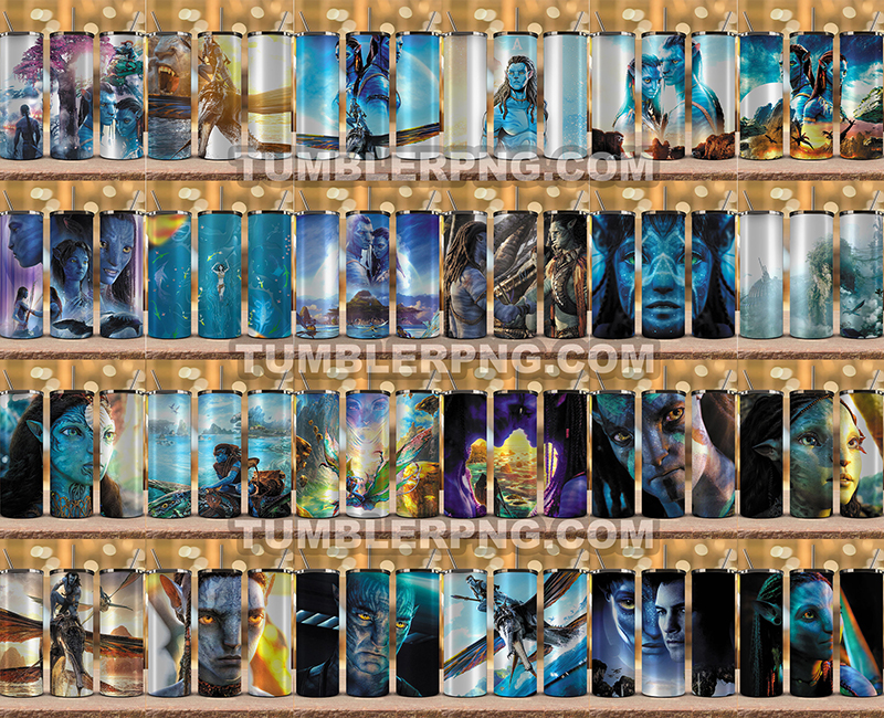 Avatar Tumbler Wrap,Bundle Avatar 20oz Tumbler Png, Skinny T | Inspire ...
