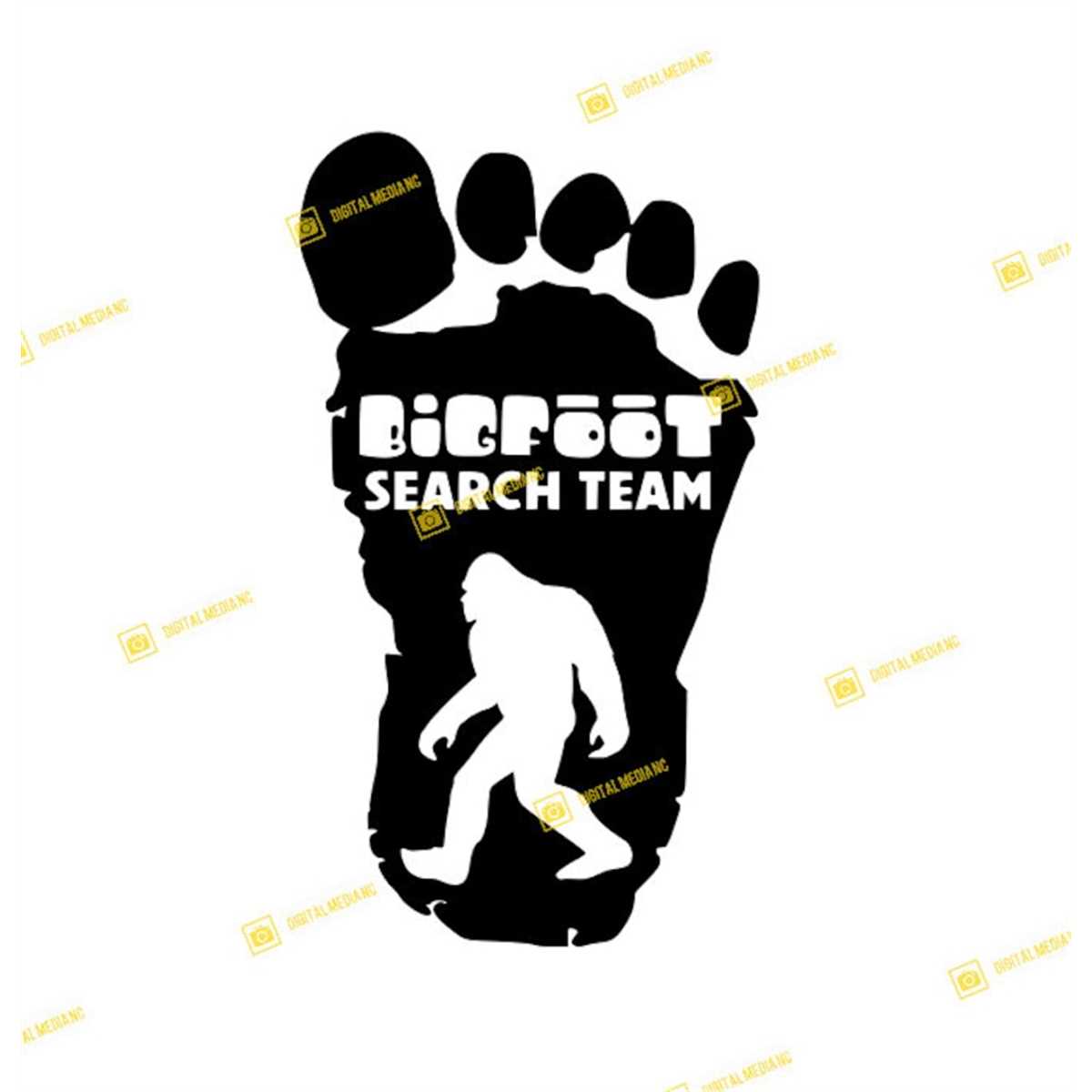 Bigfoot Search Team, Yeti, Sasquatch, Foot Print | SVG PNG | | Inspire Uplift