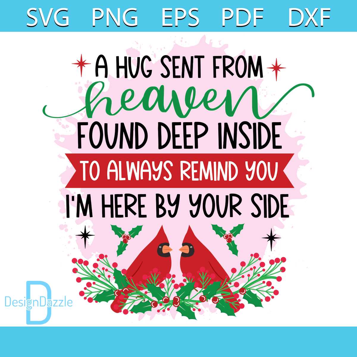 Hugs From Heaven Svg | Inspire Uplift