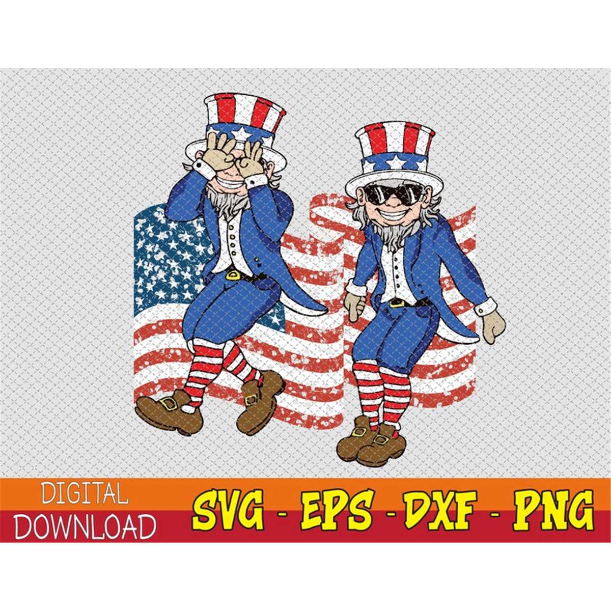 Uncle-Sam Griddy Dance svg, Funny 4th Of July svg, Independ | Inspire ...