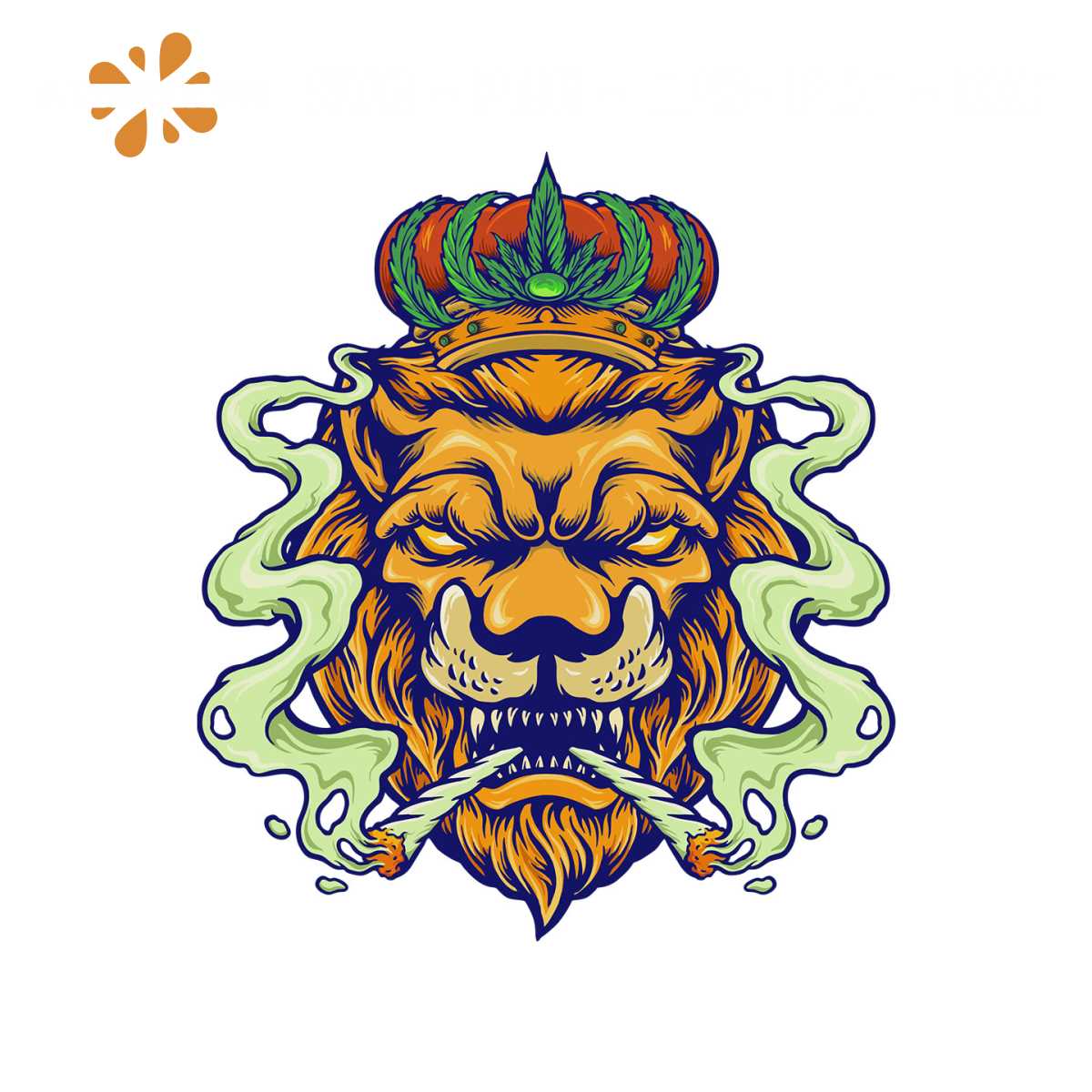 Lion King Weed Smoke Cannabis Svg, Cannabis Svg, Lion King S - Inspire ...