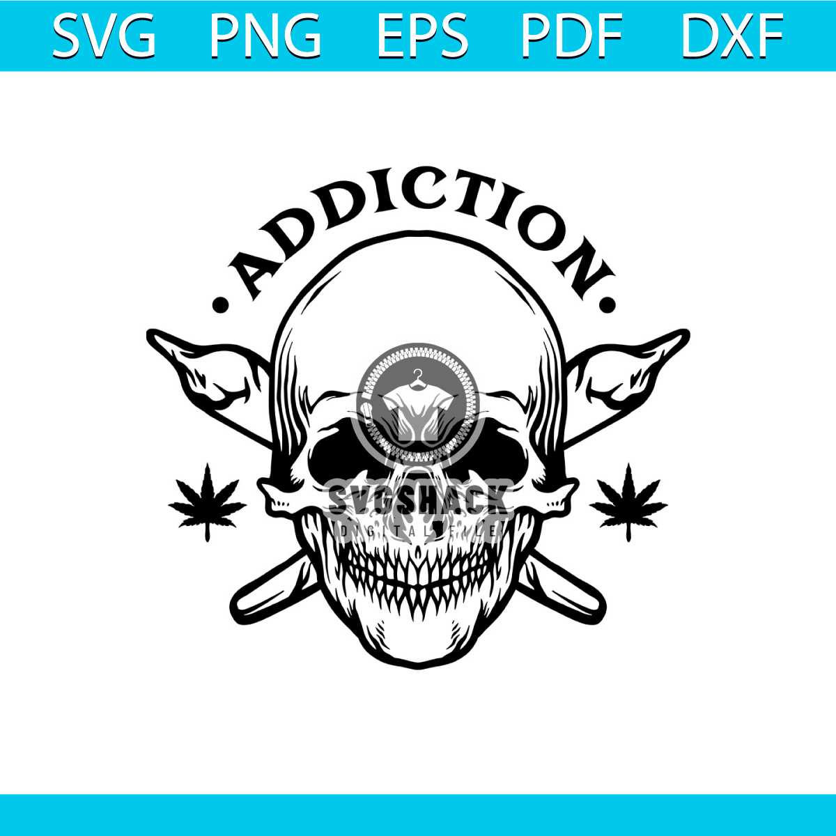 Skull Joint Cannabis Addiction Svg, Cannabis Svg, Skull Svg, | Inspire ...