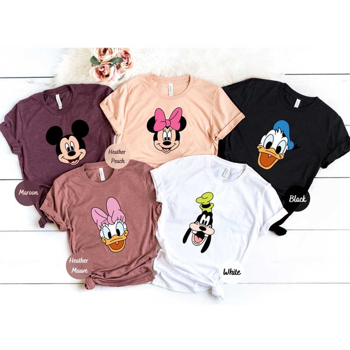 Custom Disney Characters Shirts, Disney Family Shirts, Micke - Inspire ...