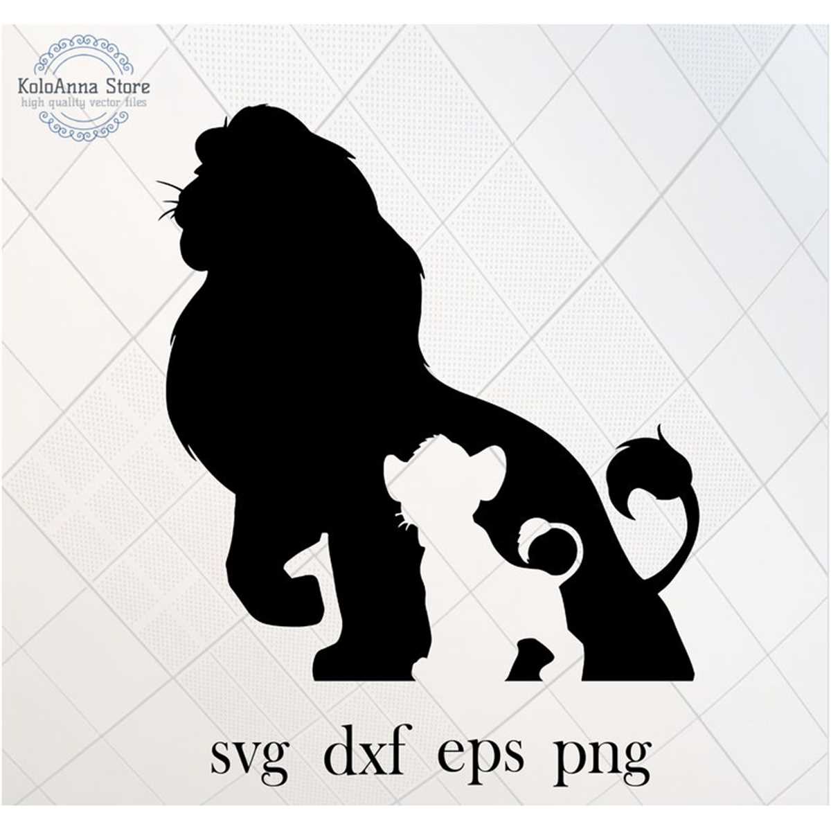 lion king svg, simba svg, mufasa svg, king of the jungle, li - Inspire ...