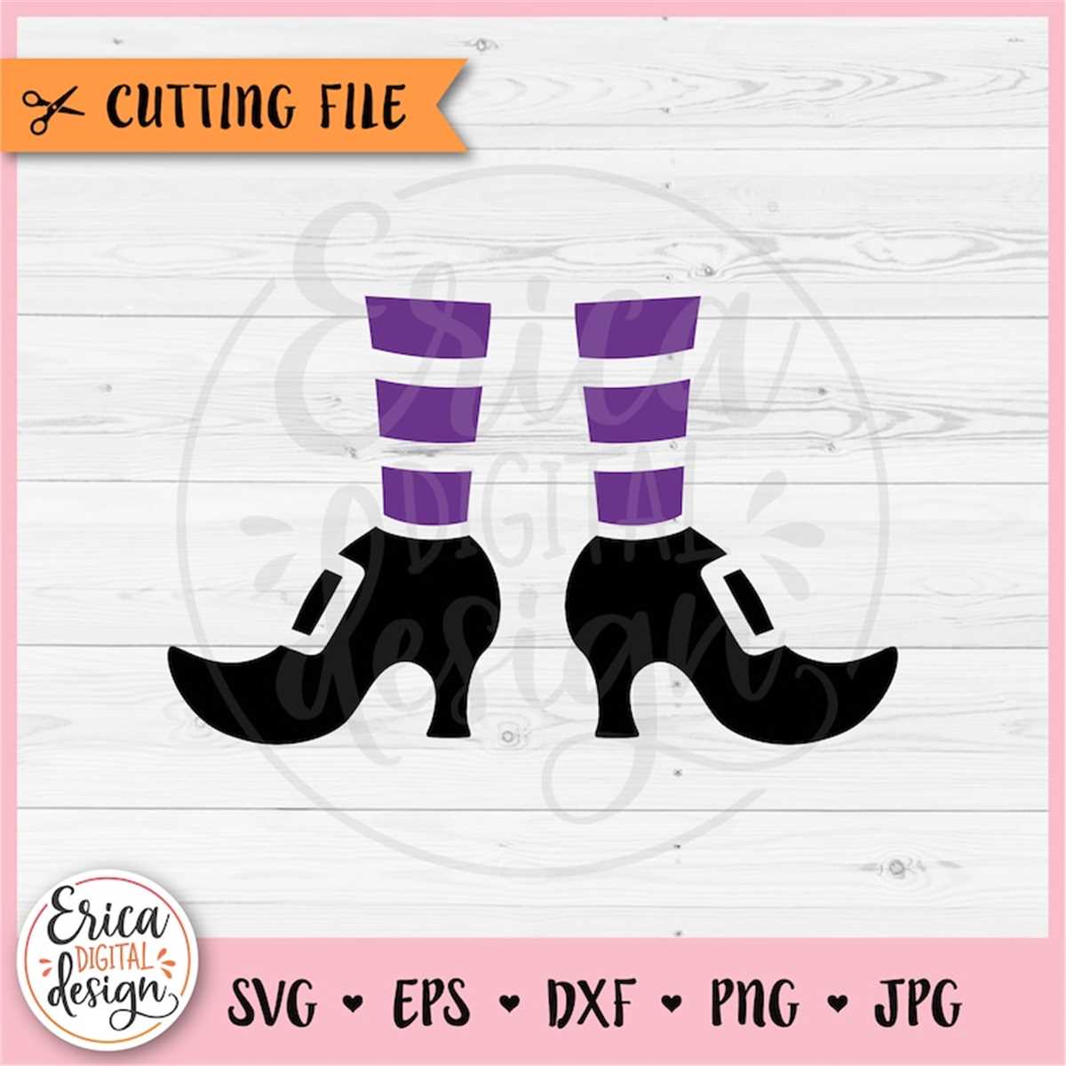 Witch Feet Legs layered SVG cut file Cricut Silhouette Hallo | Inspire ...