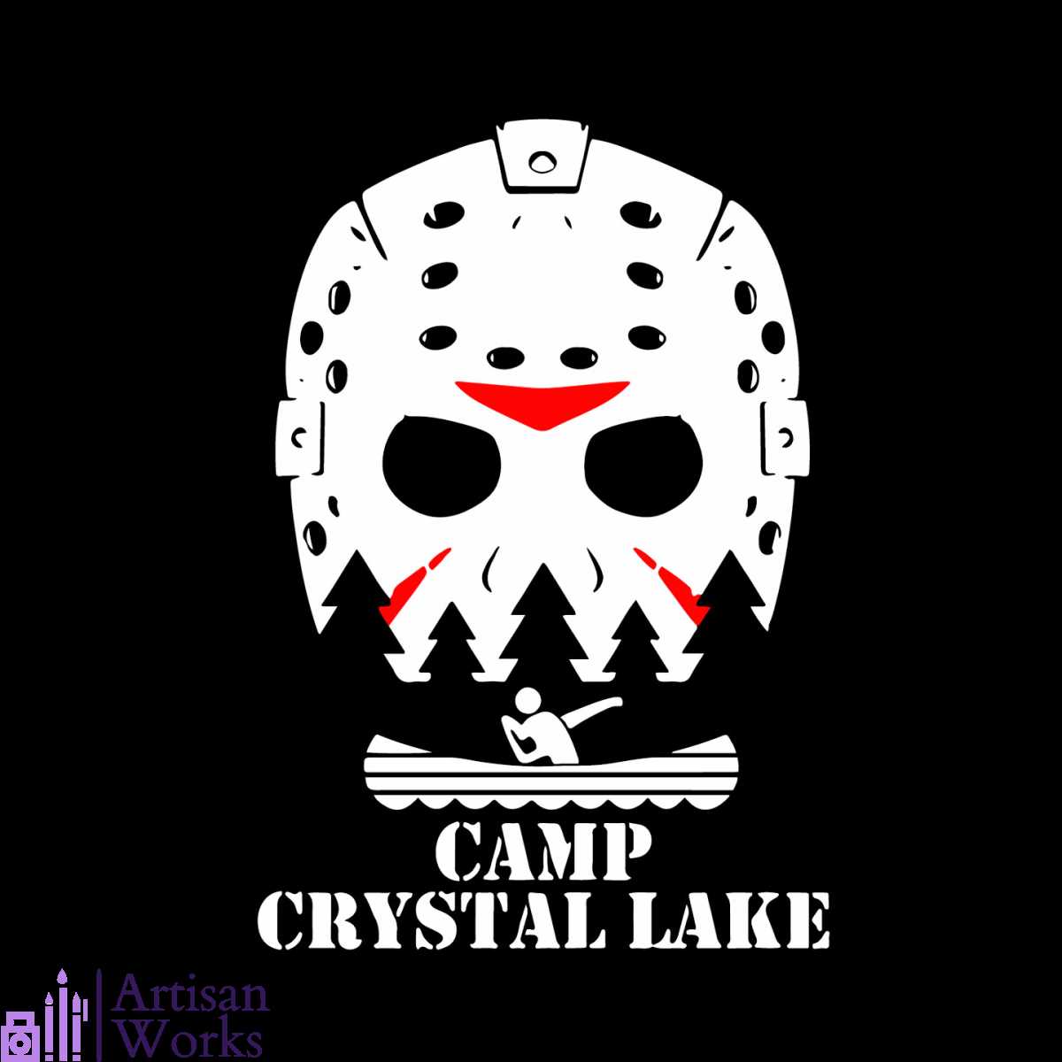 Jason Voorhees, Camp Crystal Lake svg, Crystal Lake svg, Hal | Inspire ...