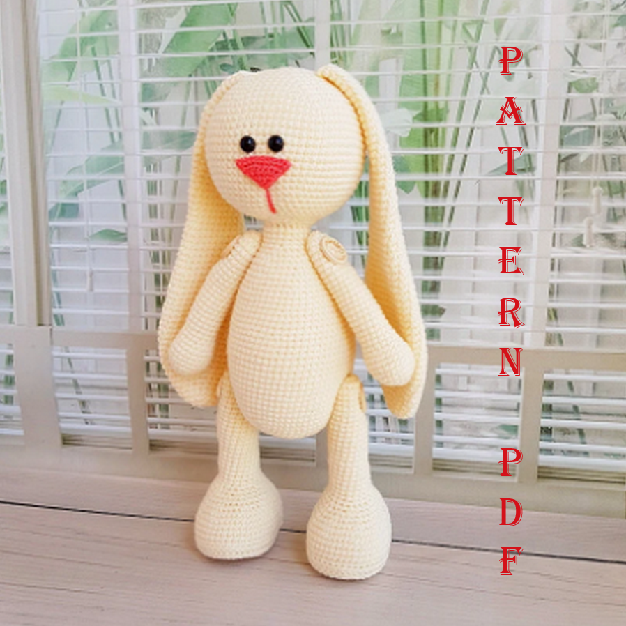 Cute Bunny amigurumi crochet pattern | Inspire Uplift