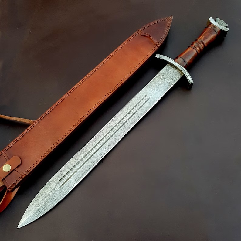 H-5921 Medieval Dagger with Black Scabbard, 14". | Inspire Uplift