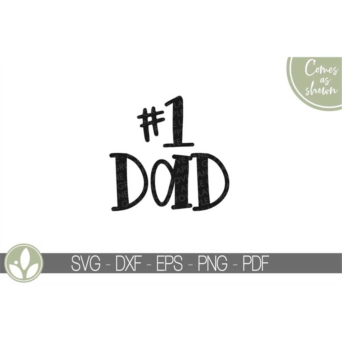 Number One Dad Svg - 1 Dad Svg -Father's Day Svg - Number 1 | Inspire ...