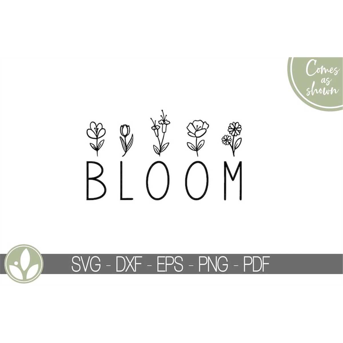 Bloom Svg - Spring Flowers Svg - Spring Svg - Easter Svg - F | Inspire ...