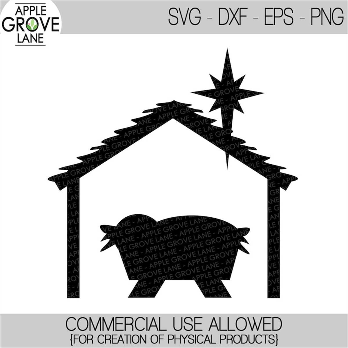 manger svg - Inspire Uplift