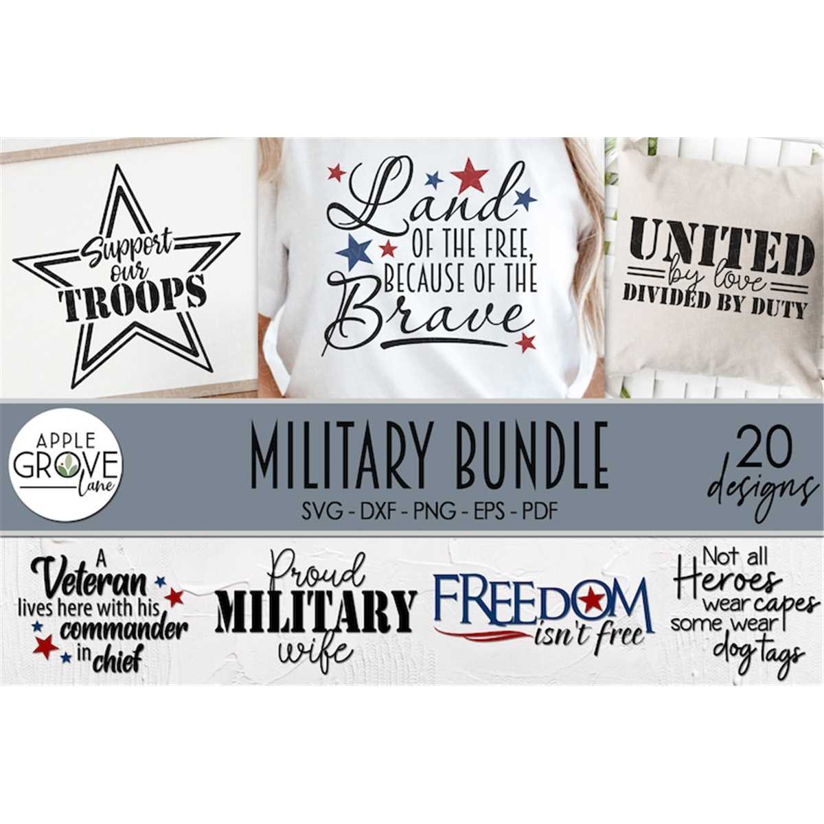 Military Svg Bundle - Military Family Svg - Soldier Life Svg - Inspire ...