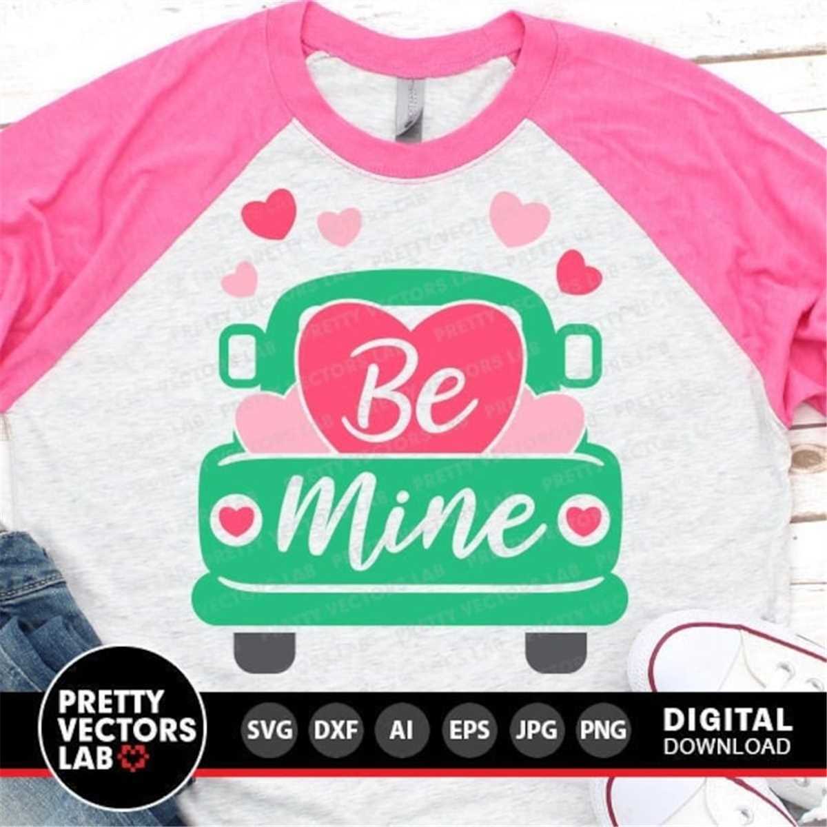 Valentine's Truck Back Svg, Truck with Hearts Svg, Valentine | Inspire ...