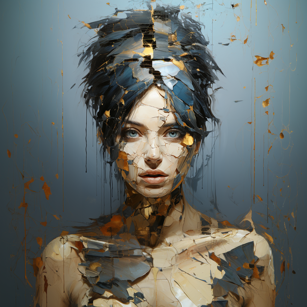 Broken Mirror Portrait | Inspire Uplift