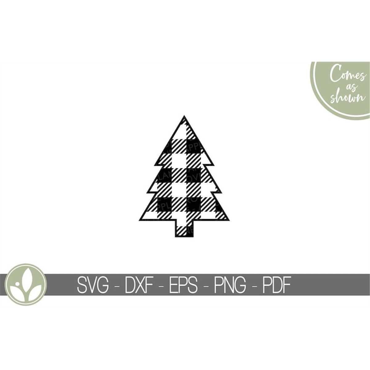 Plaid Christmas Tree Svg - Buffalo Plaid Christmas Tree Svg - Inspire ...