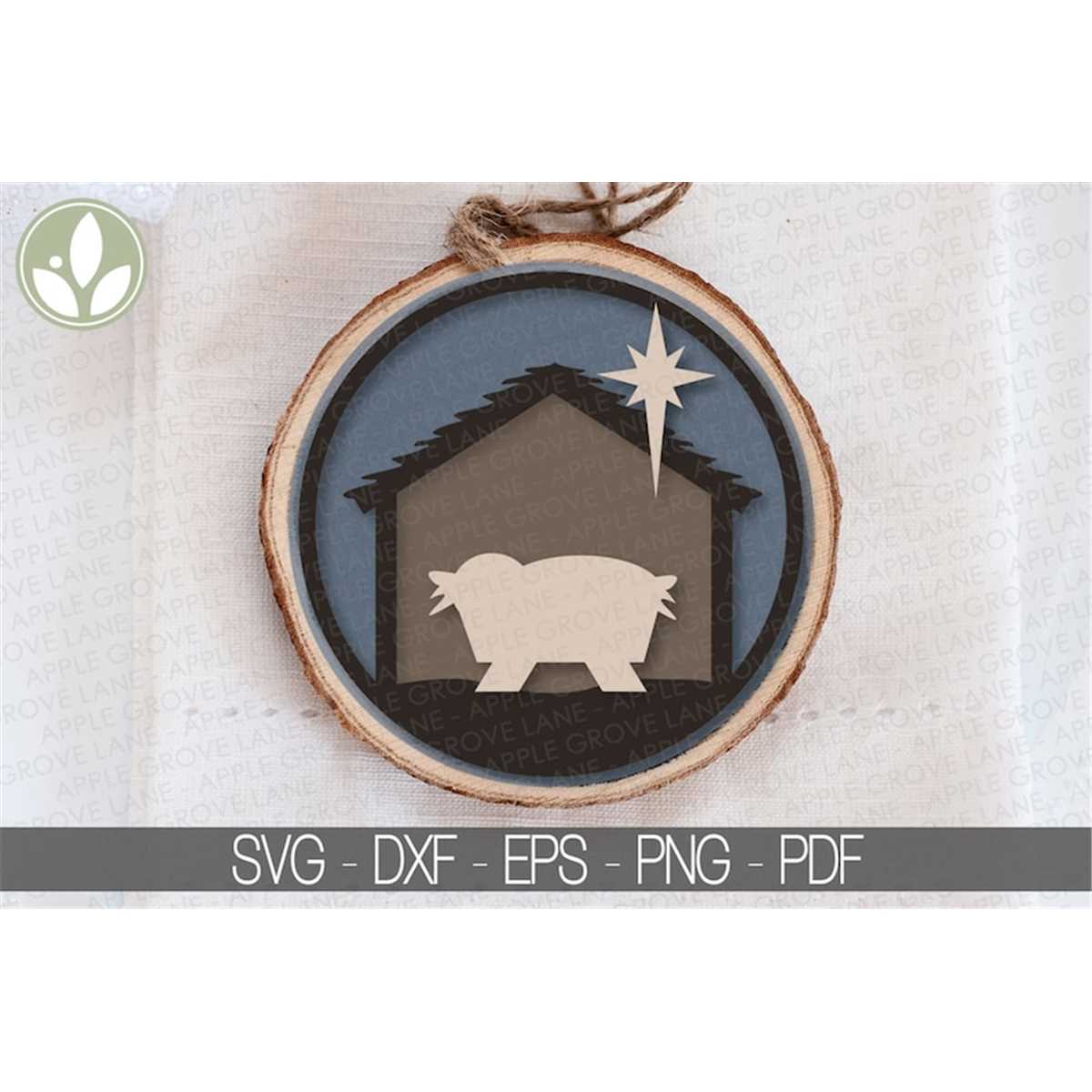 3D Layered Nativity Svg - Manger SVG - Baby Jesus Svg - 3D M | Inspire ...