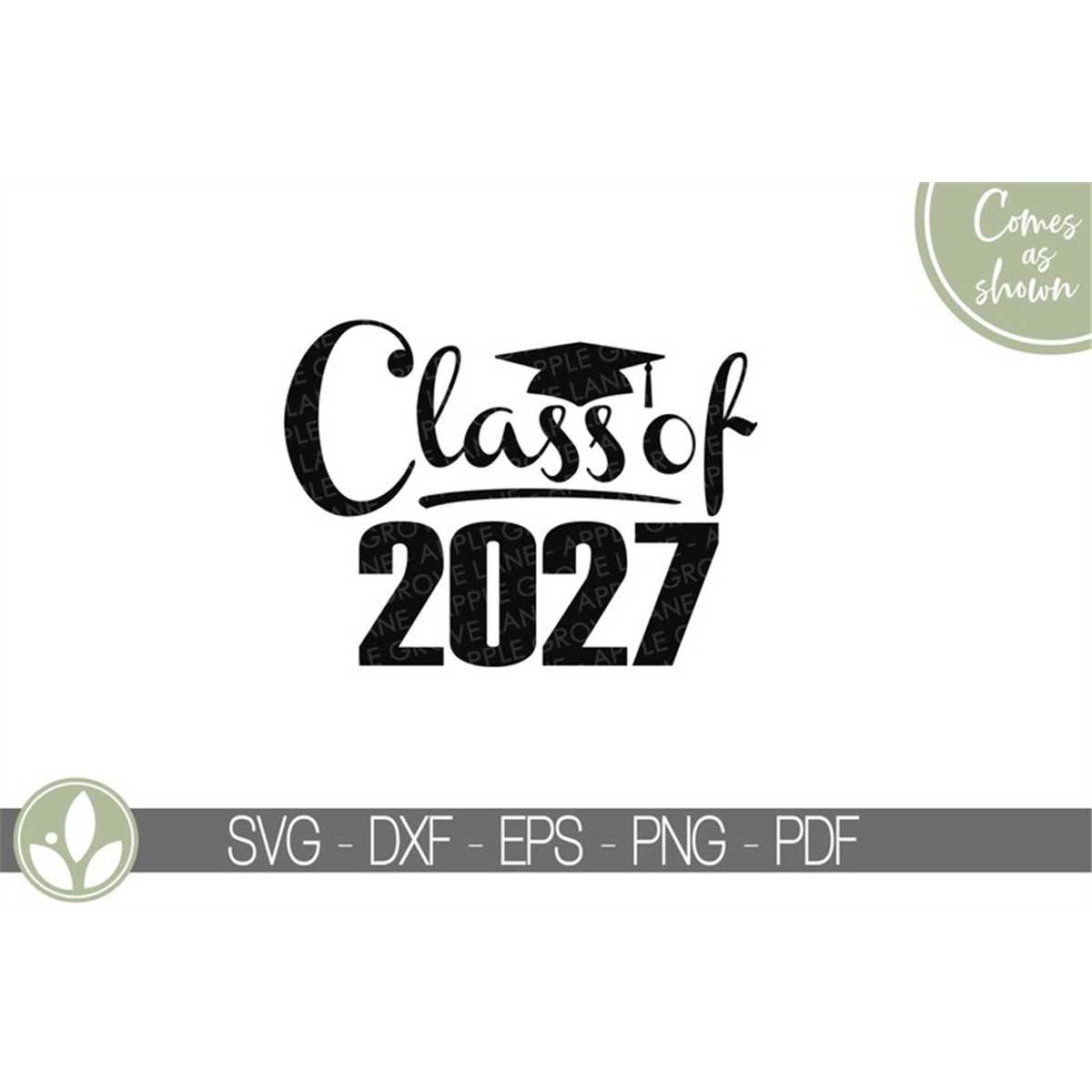 graduation 2027 svg - Inspire Uplift