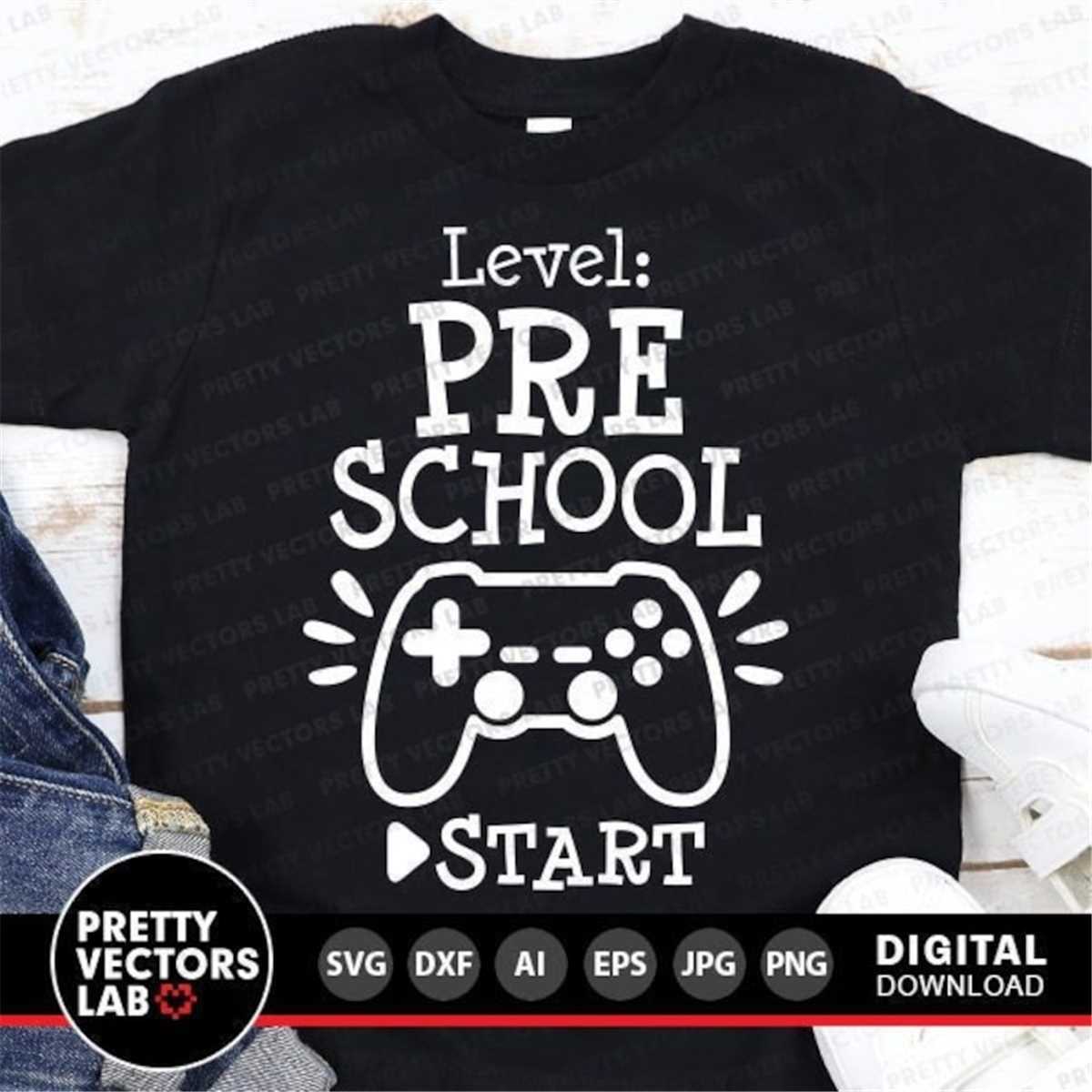 Level Preschool Svg, Back To School Svg, Pre-K Cut Files, Te | Inspire ...