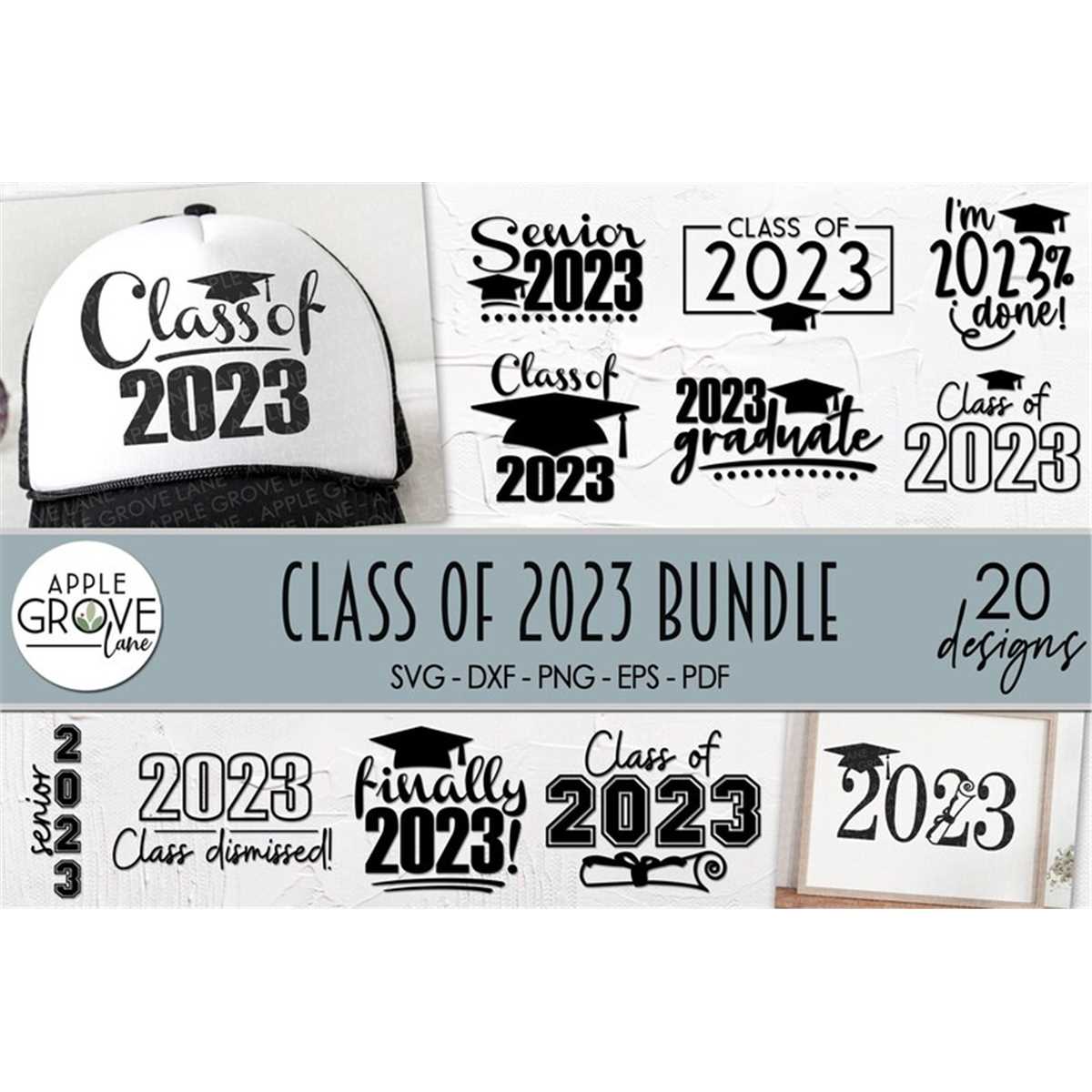 Class of 2023 Svg Bundle - Graduation SVG - 2023 Svg - 2023 | Inspire ...