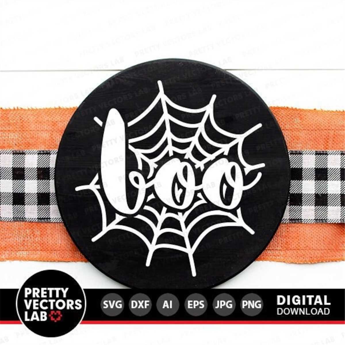 Halloween Svg, Boo Svg, Spider Web Svg, Dxf, Eps, Png, Spook | Inspire ...