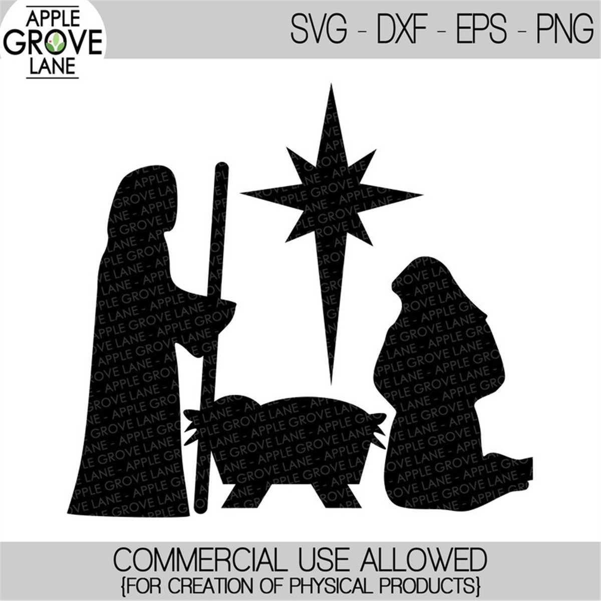 Nativity Svg - Manger Svg - Stable SVG - Christmas Svg - Nat | Inspire ...